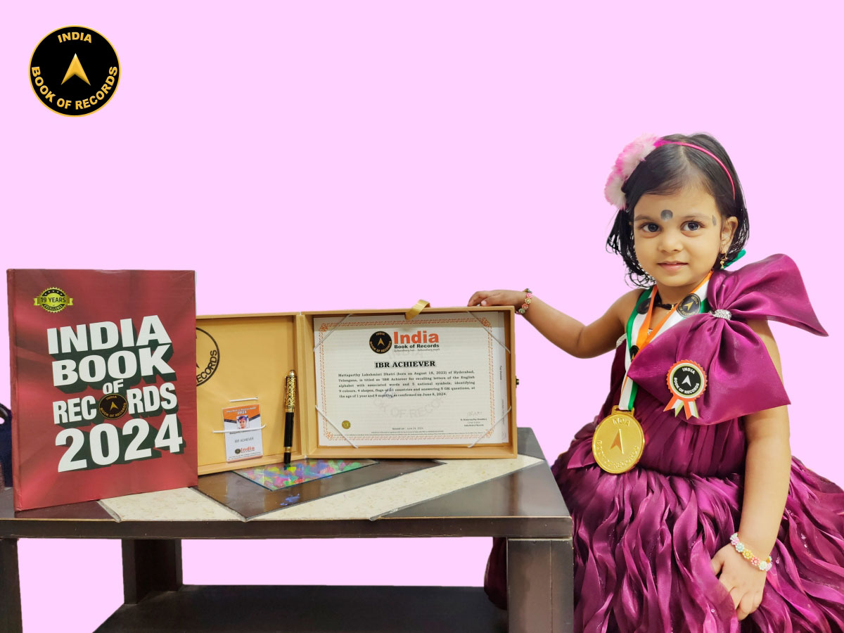 Mattaparthy Lakshmisri Dhatri - IBR Achiever - India Book of Records