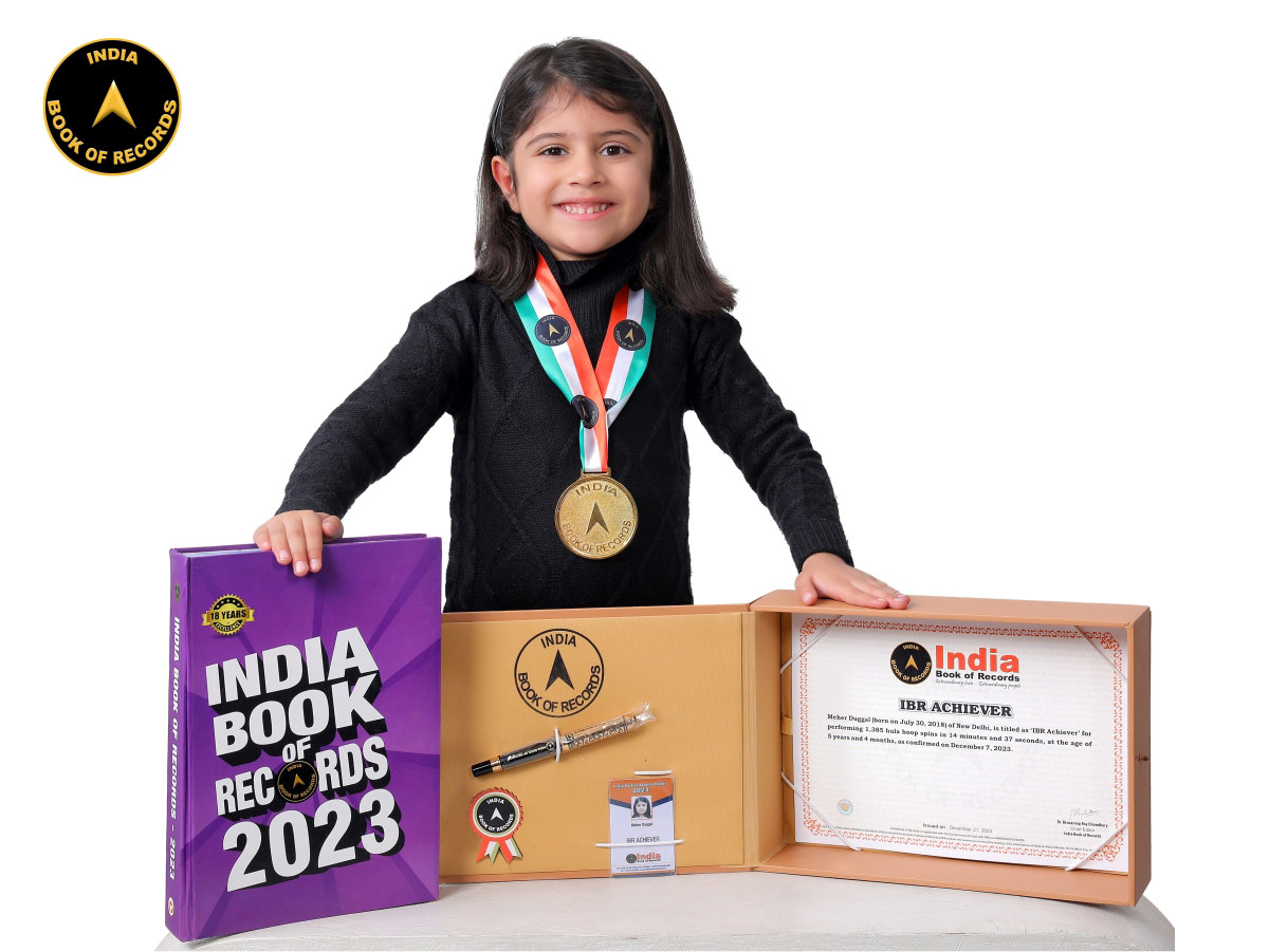 Meher Duggal - IBR Achiever - India Book of Records