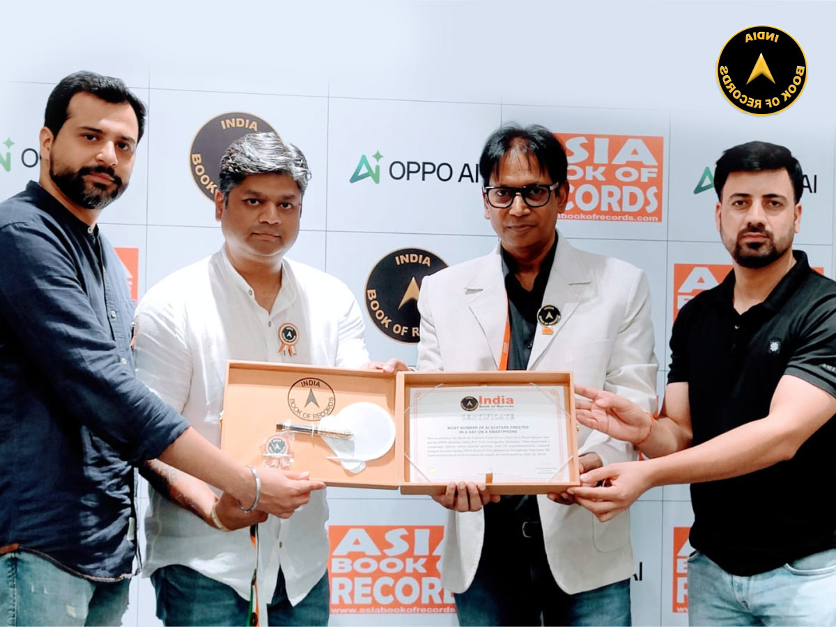 Most Number of AI Avatars Created in a Day on a Smartphone - India Book ...