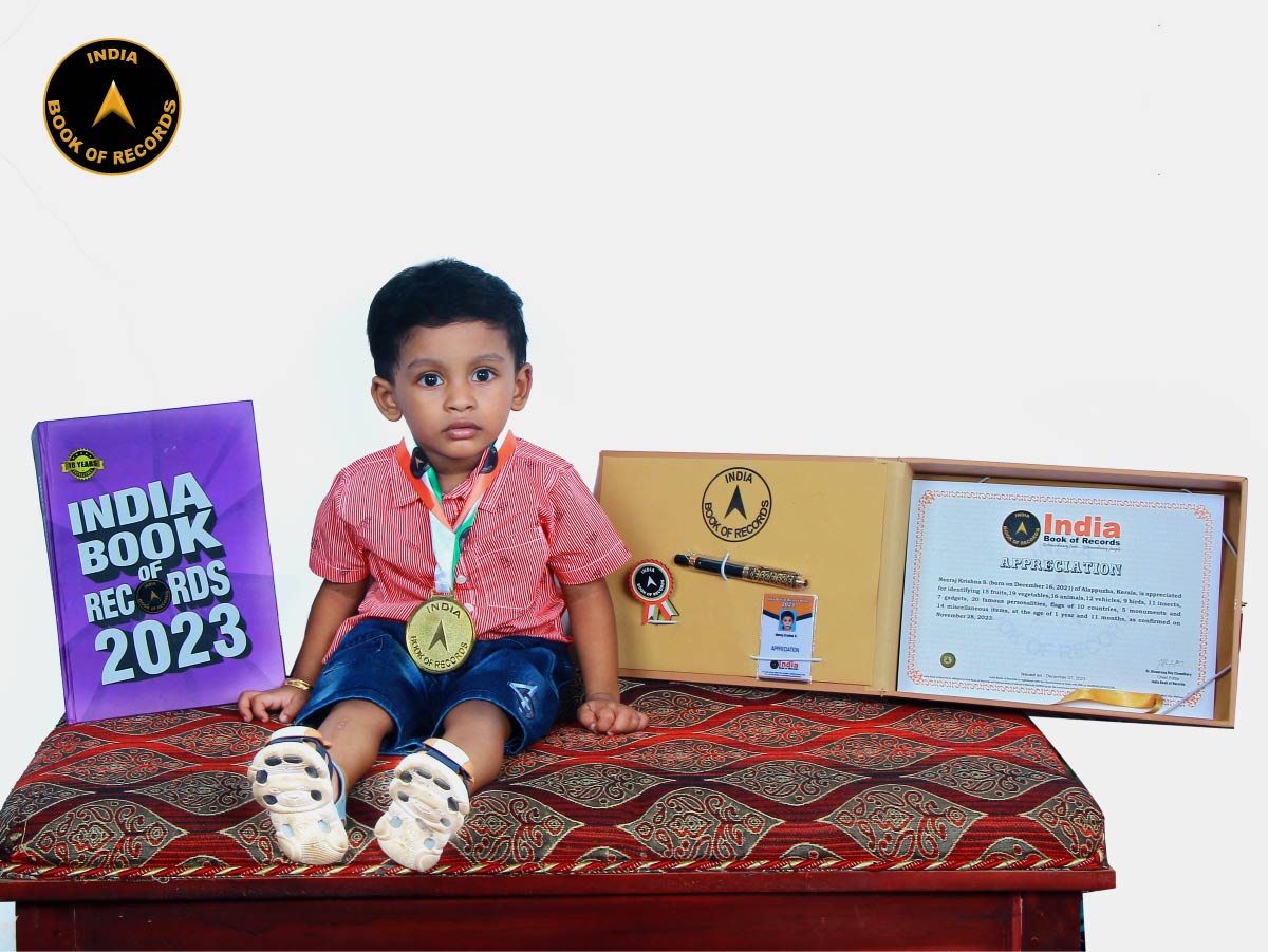 Neeraj Krishna S. - Appreciation - India Book of Records