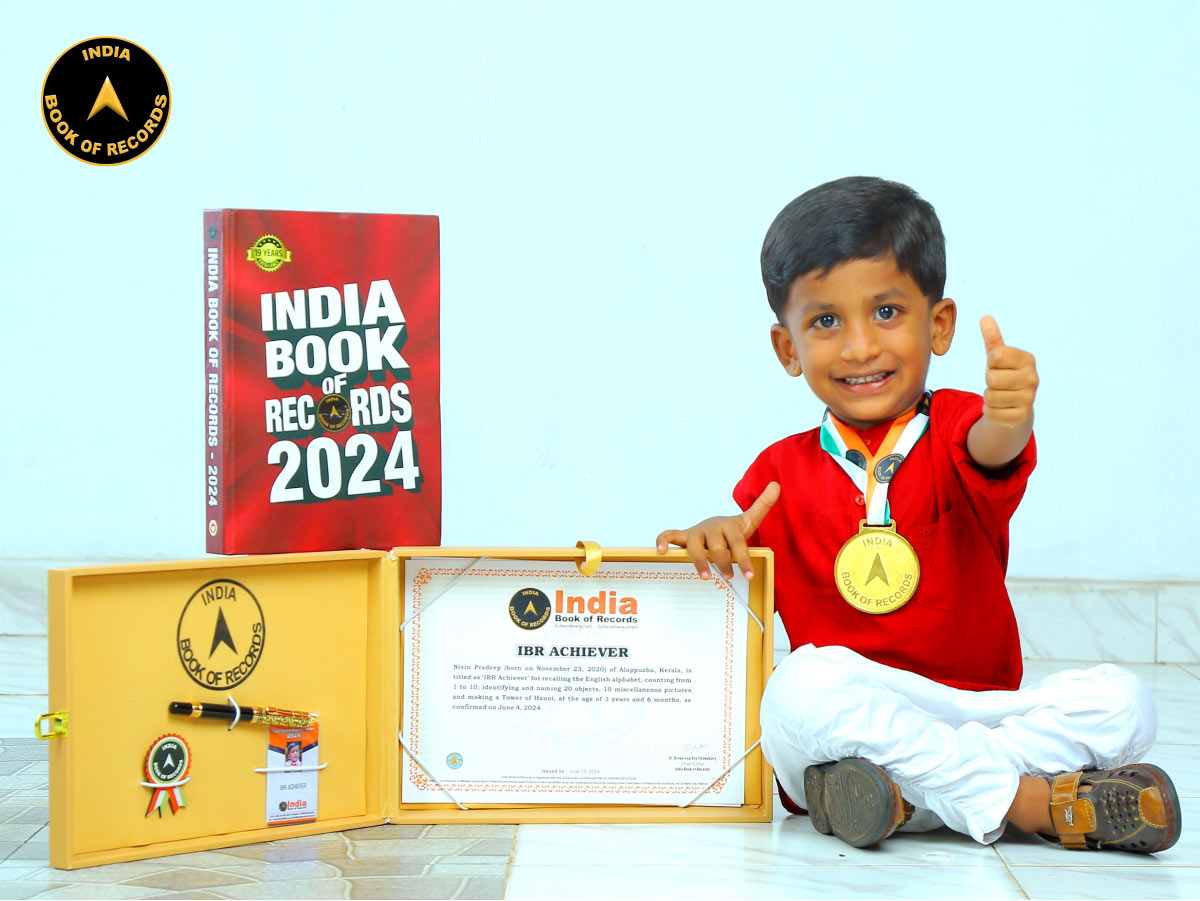 Nivin Pradeep- IBR Achiever - India Book of Records