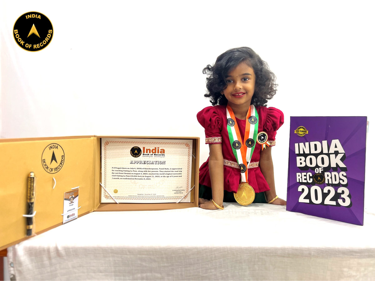 P.S Pragati - Appreciation - India Book of Records