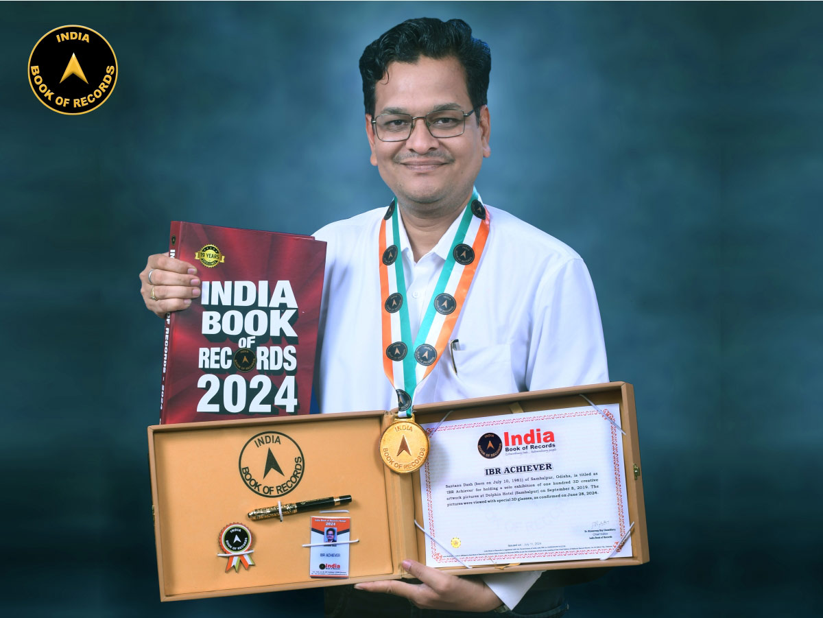 Santanu Dash - IBR Achiever - India Book of Records