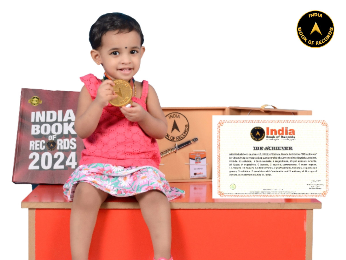 Aditi Rahul - IBR Achiever - India Book of Records