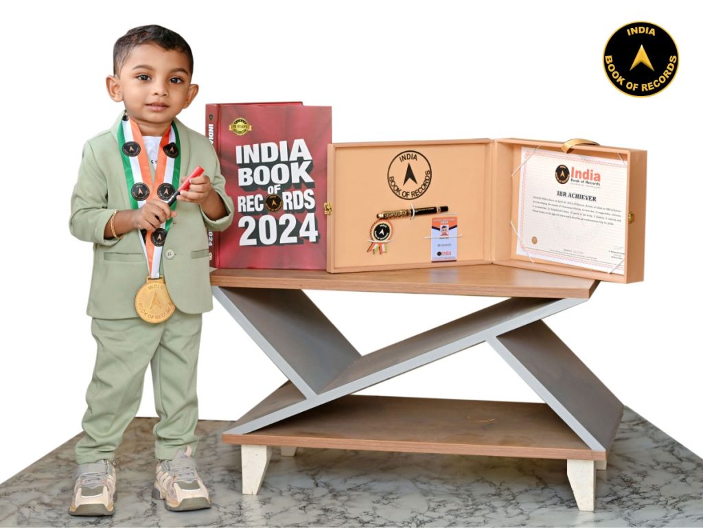 Darshik Nidhin - IBR Achiever - India Book of Records