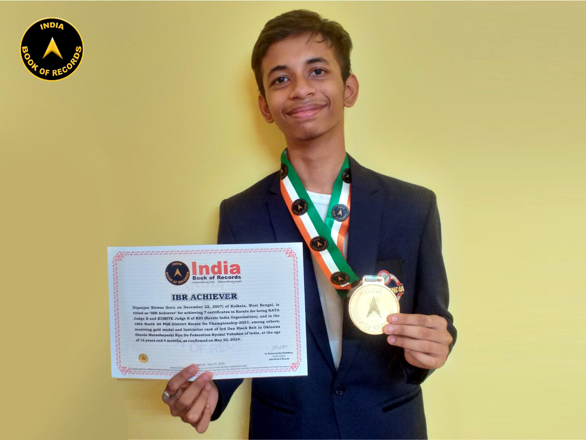 Dipanjan Biswas - IBR Achiever - India Book of Records