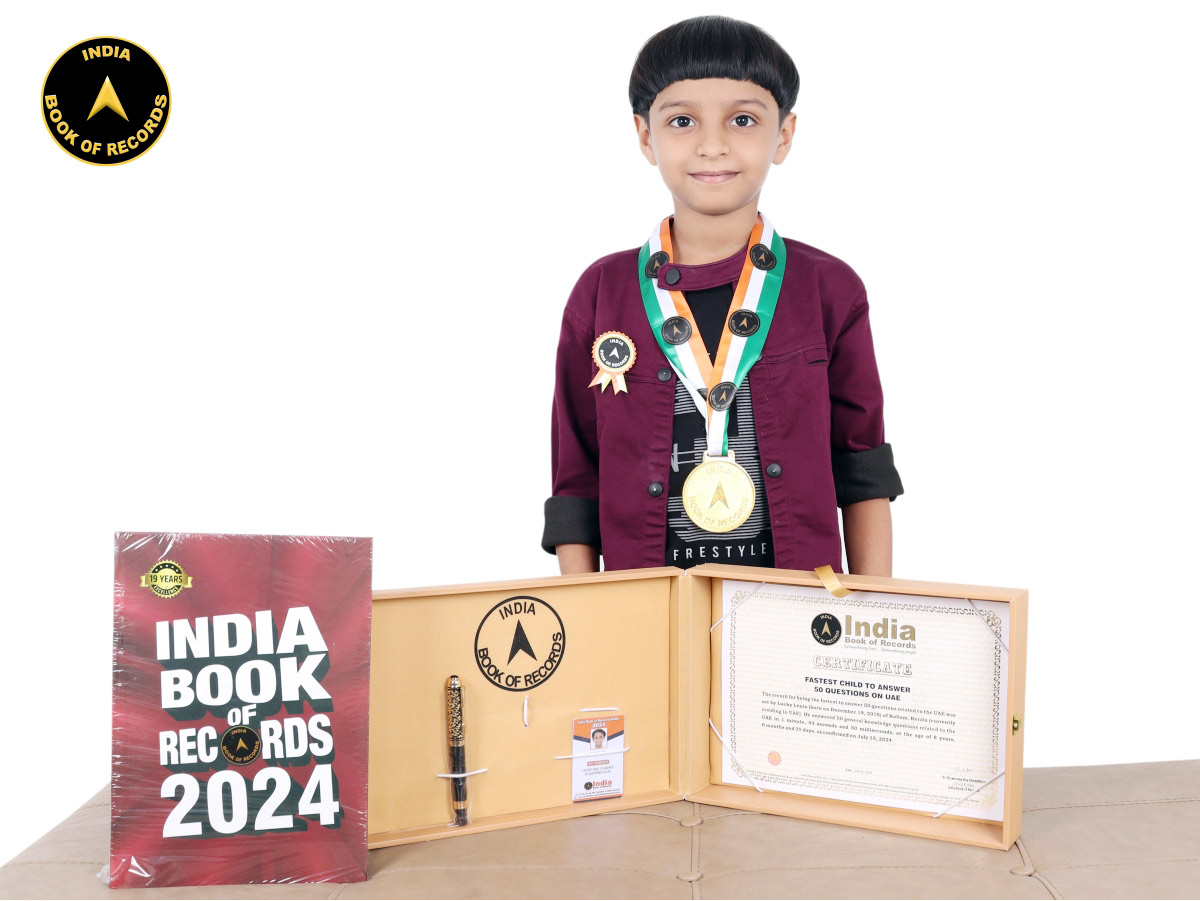Fastest child to answer 50 questions related to the UAE - India Book of ...