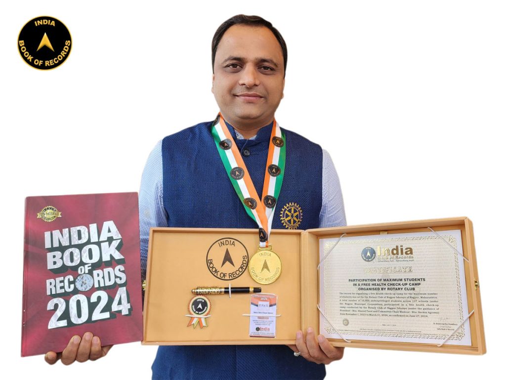 Participation of maximum students in a free health check-up camp ...