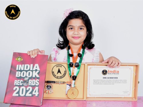 Shreeya Smriti Pradhan - IBR Achiever - India Book of Records