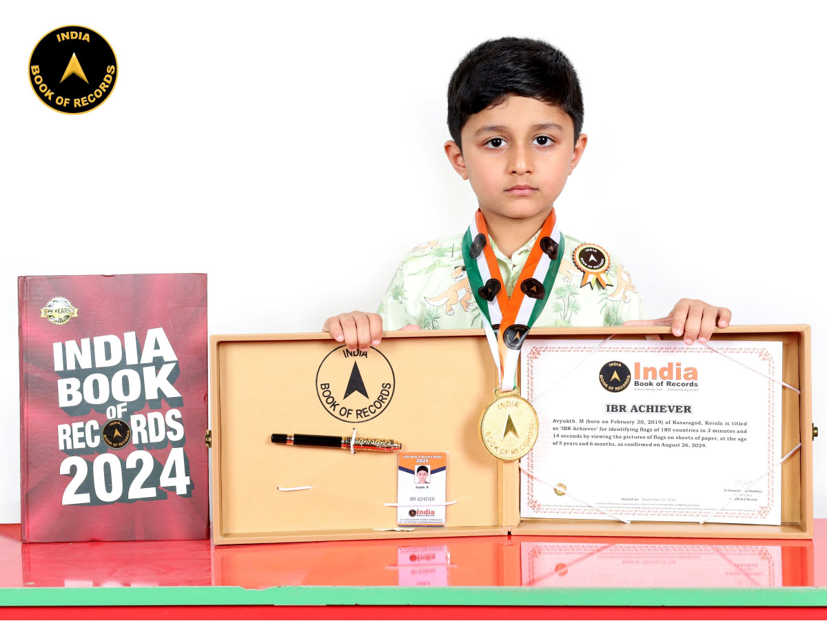 Avyukth M. - IBR Achiever - India Book of Records
