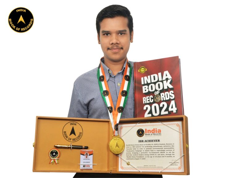 Hardik Kumar Dewan - IBR Achiever - India Book of Records
