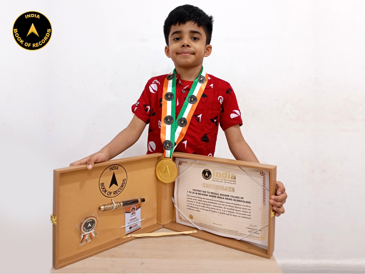 Fastest kid to recall square values in reverse order while being ...