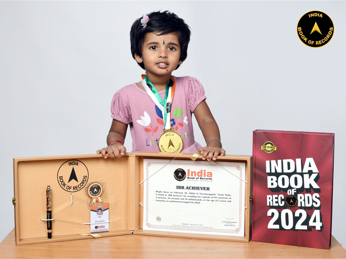 Megha - IBR Achiever - India Book of Records