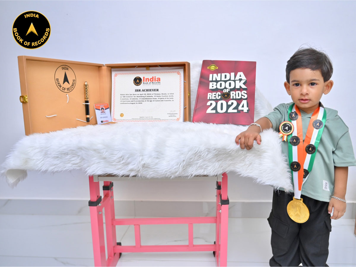 Rabah Idris Ijas - IBR Achiever - India Book of Records