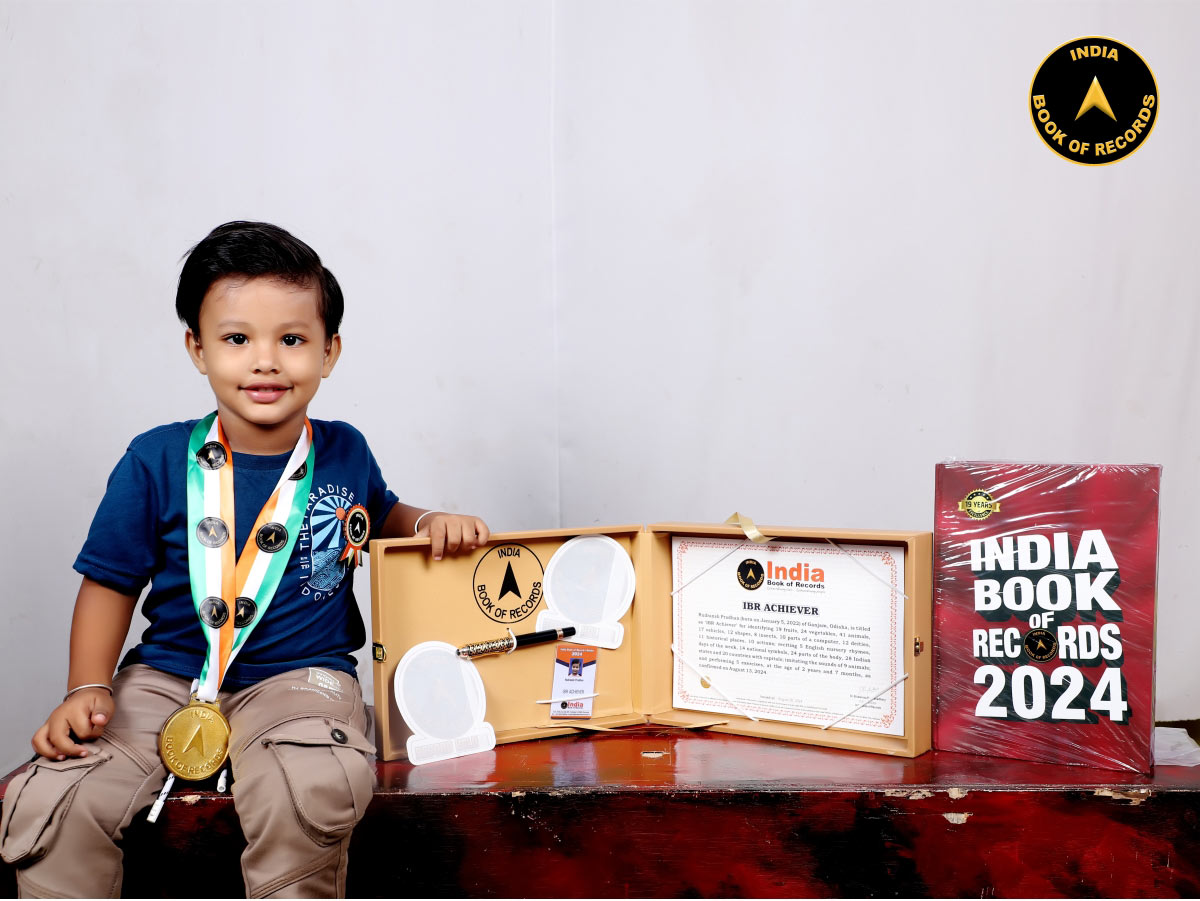 Rudransh Pradhan - IBR Achiever - India Book of Records