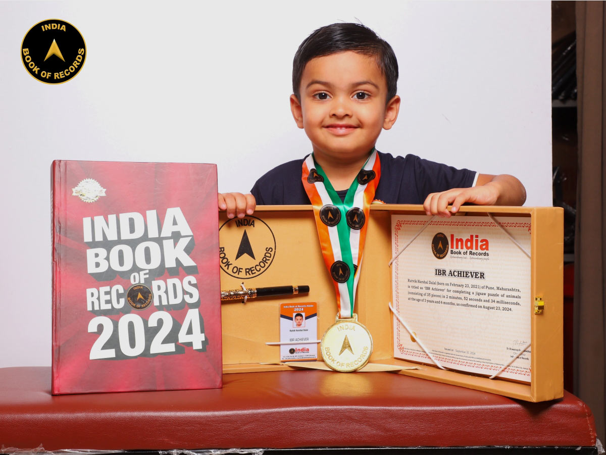 Rutvik Harshal Dalal - IBR Achiever - India Book of Records