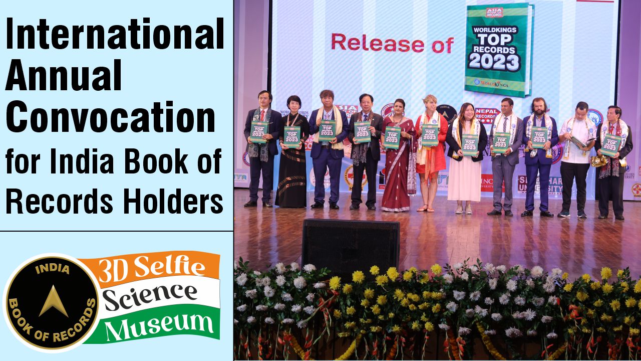 Annual International Convocation at India Book of Records Office