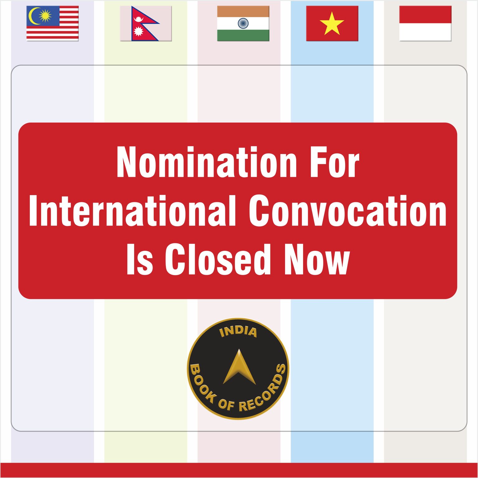nomination closed - India Book of Records