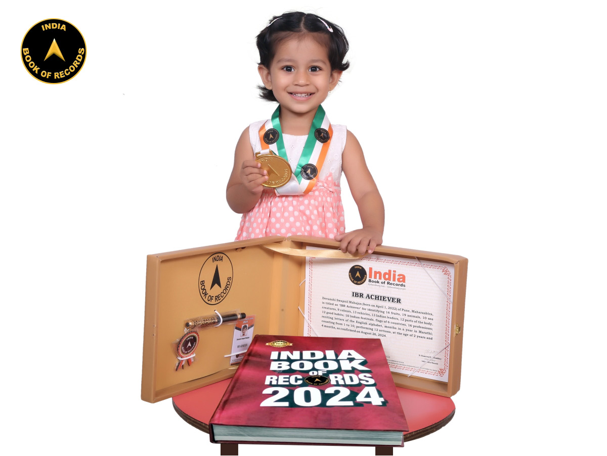 Devanshi Swapnil Mahajan - IBR Achiever - India Book of Records