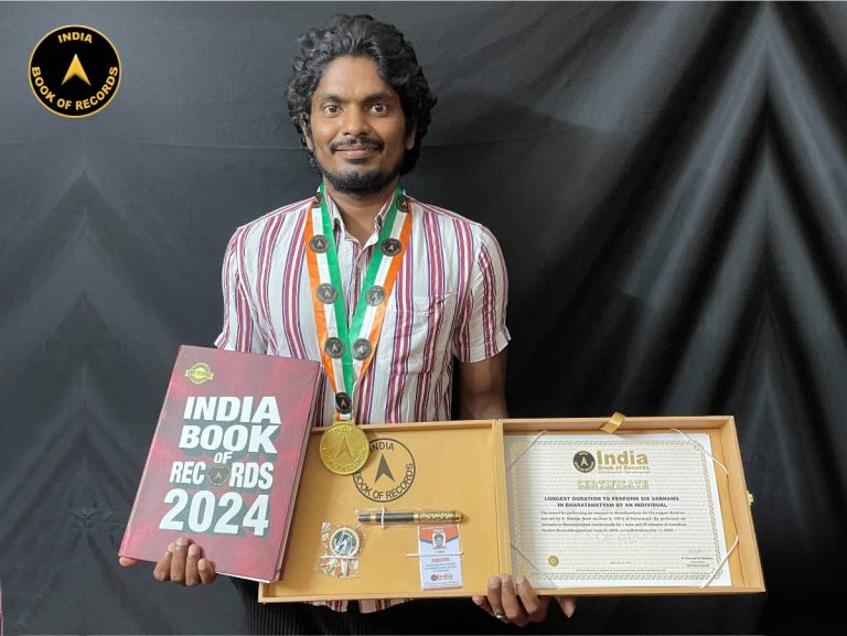 Longest duration to perform six varnams in Bharatanatyam by an ...