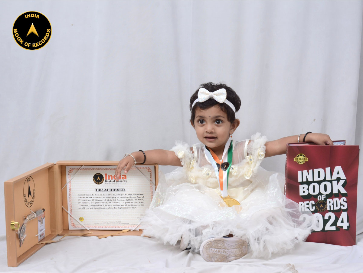 Gamani Gowda K. - IBR Achiever - India Book of Records