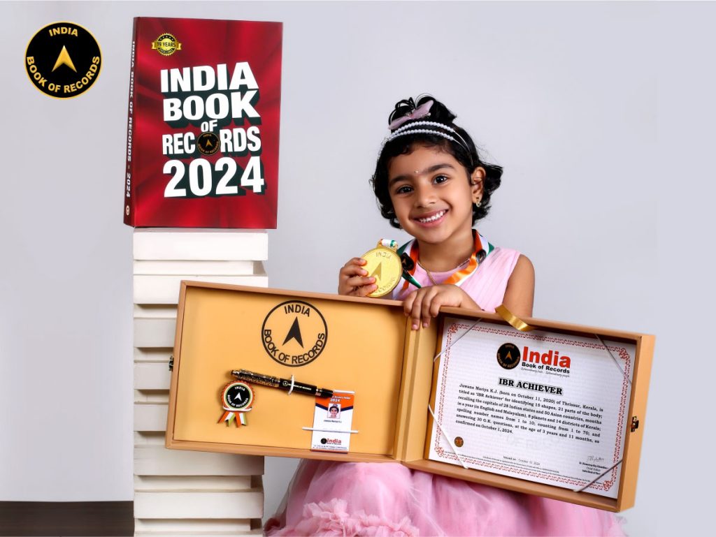 Juwana Mariya K.J. - IBR Achiever - India Book of Records