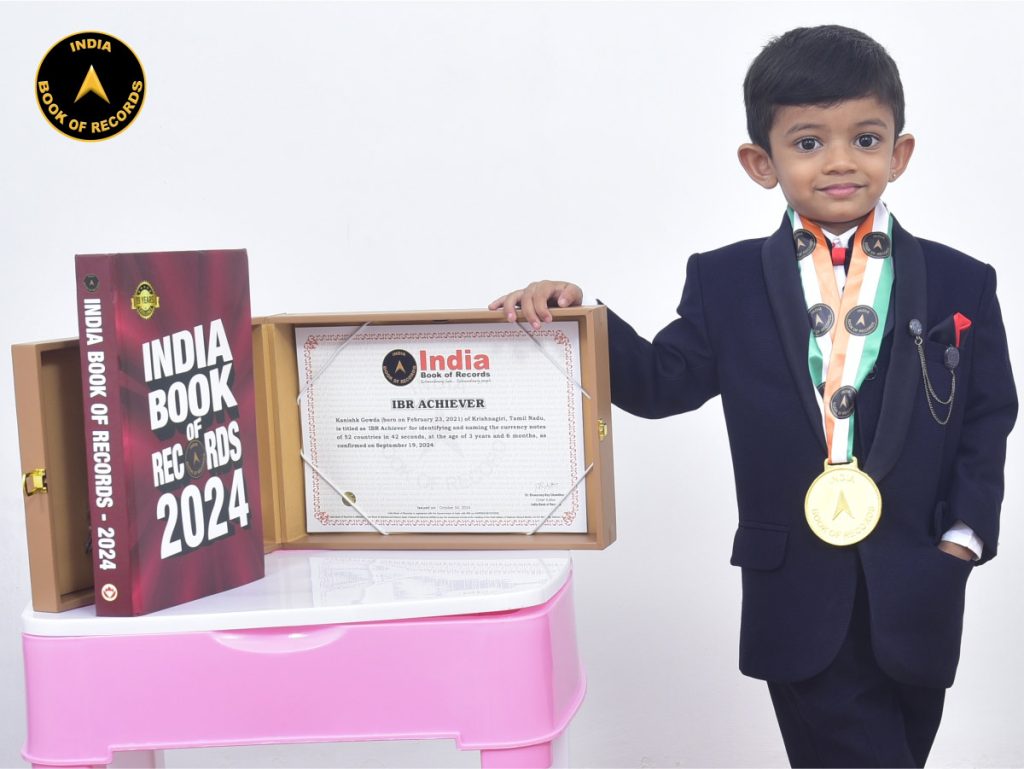 Kanishk Gowda - IBR Achiever - India Book of Records