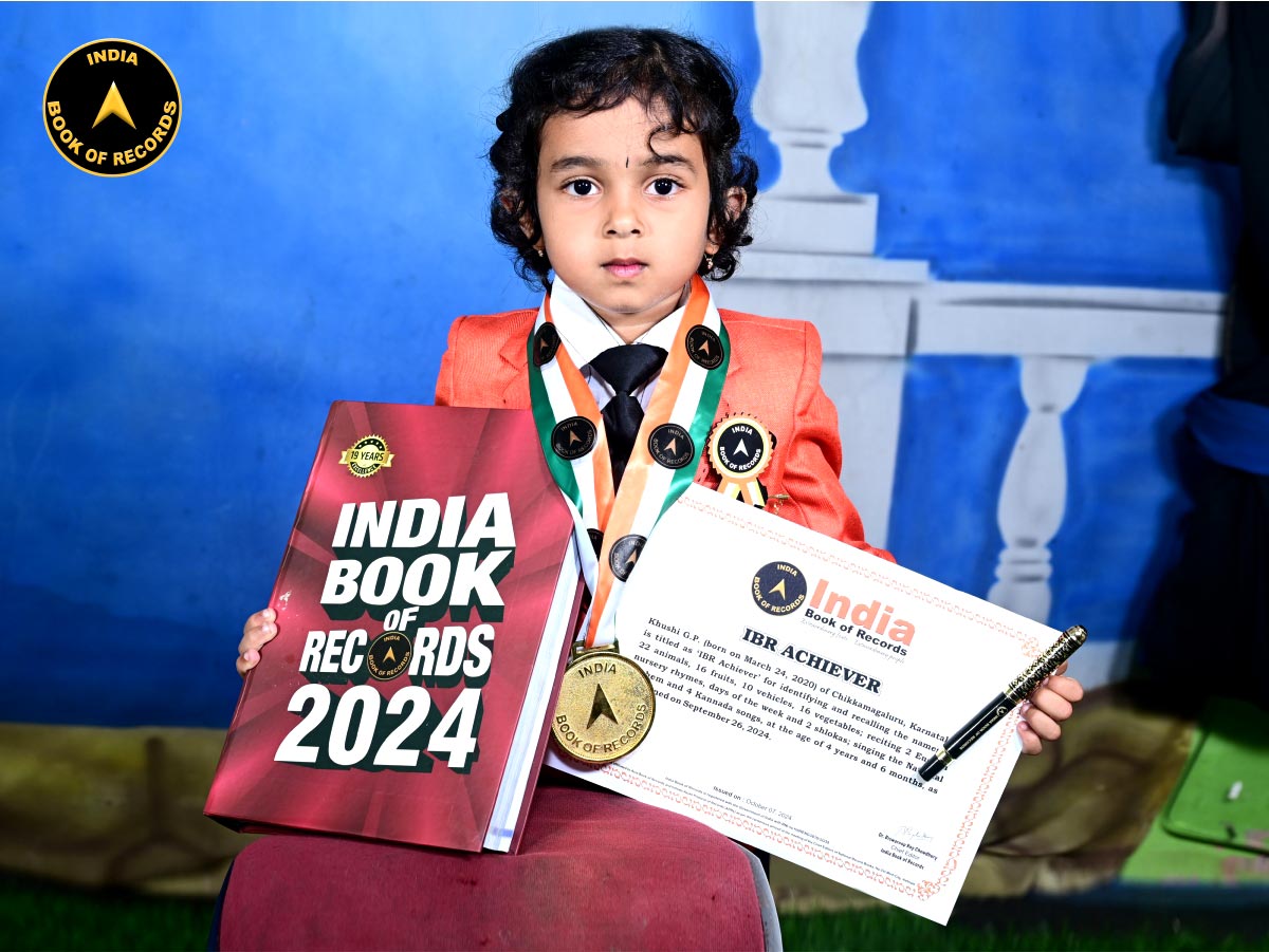 Khushi G.P. - IBR Achiever - India Book of Records
