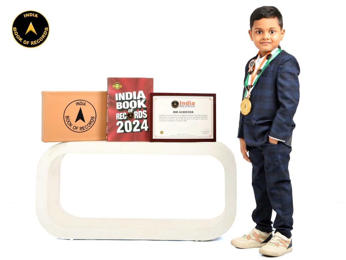 Krish Sai Viaan - IBR Achiever - India Book of Records