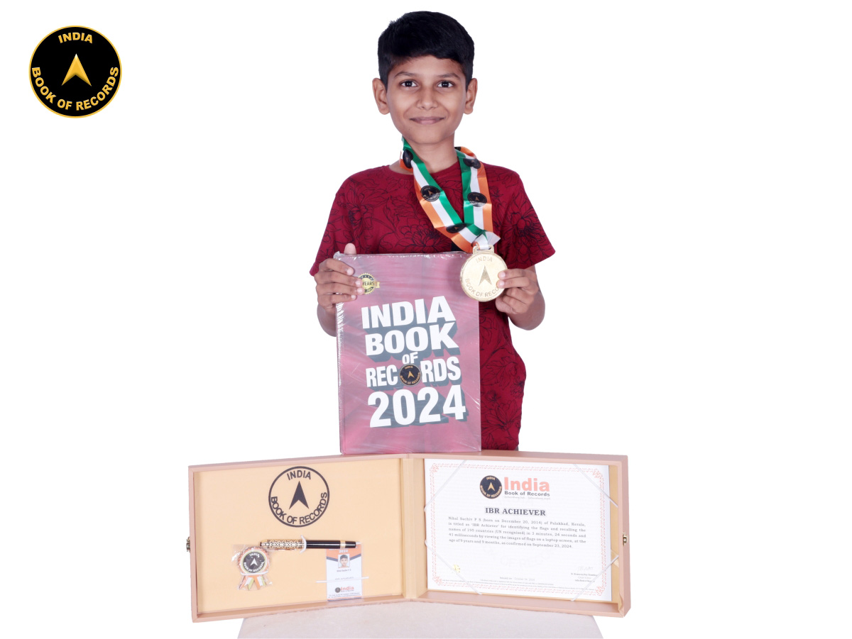 Nihal Sachiv P S - IBR Achiever - India Book of Records