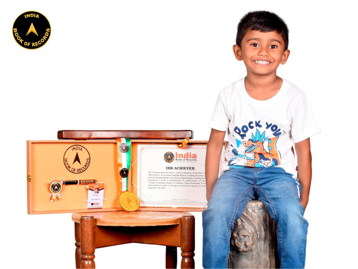 B.R. Vishakan - IBR Achiever - India Book of Records