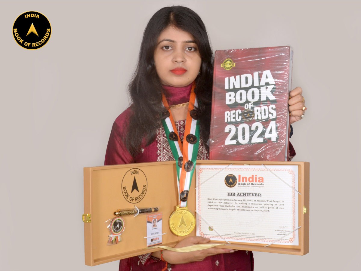 Dipti Chatterjee - IBR Achiever - India Book of Records