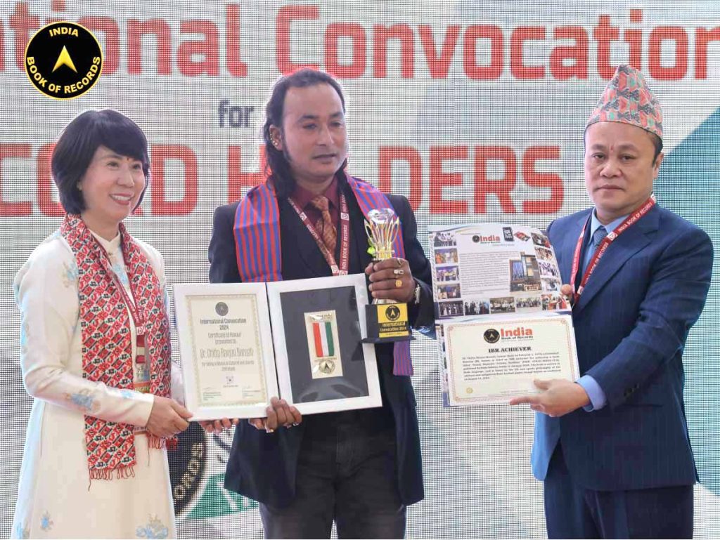 Dr. Chitta Ranjan Boruah - IBR Achiever - India Book of Records