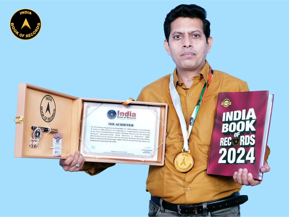Dr. Nitin Kumar Tyagi - IBR Achiever - India Book of Records