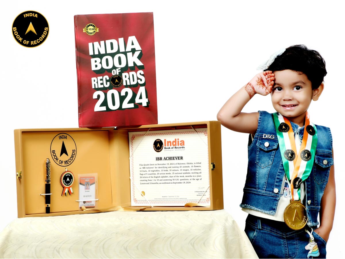 Filza Quadri - IBR Achiever - India Book of Records