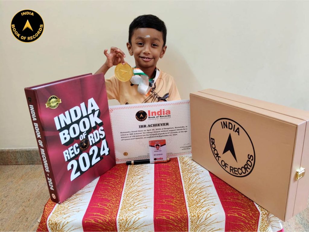Hemanshu Anand - IBR Achiever - India Book of Records