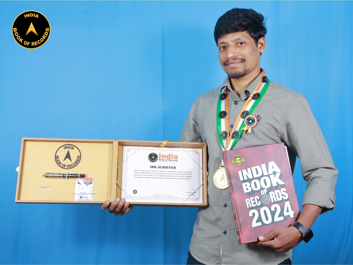 Majji Ganesh - IBR Achiever - India Book of Records