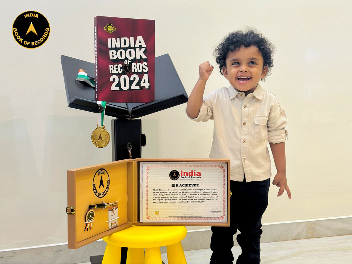Muhib Bin Arsad - IBR Achiever - India Book of Records