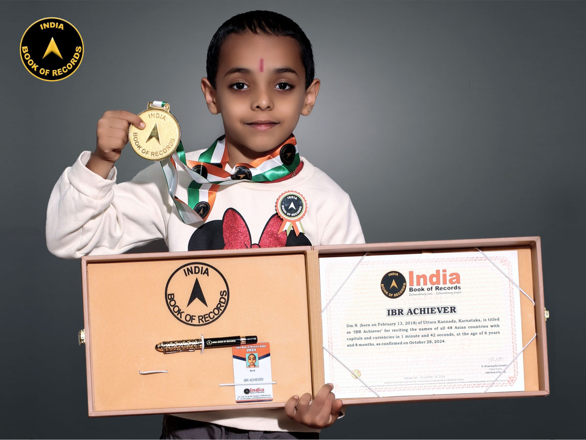 Om N. - IBR Achiever - India Book of Records