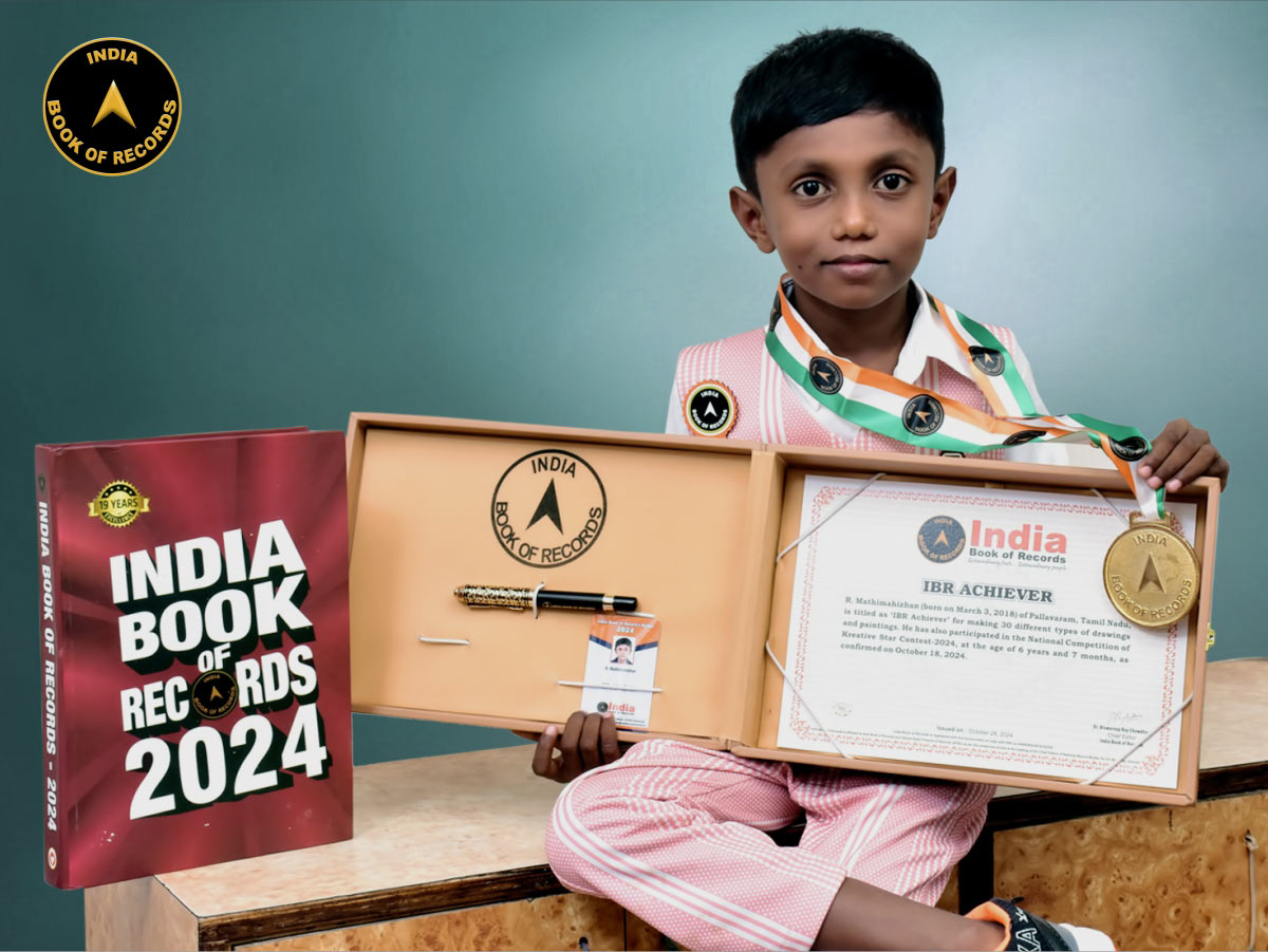 R. Mathimahizhan - IBR Achiever - India Book of Records