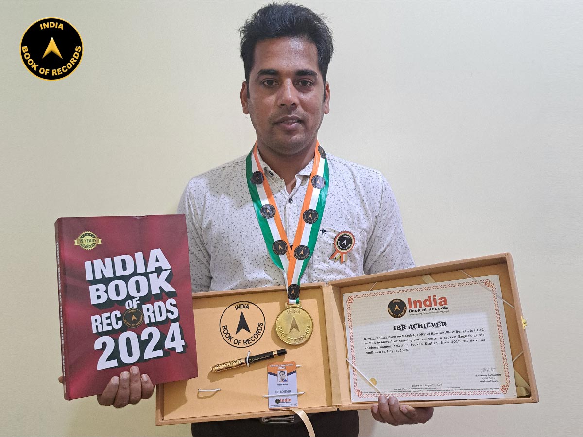 Reyajul Mollick - IBR Achiever - India Book of Records