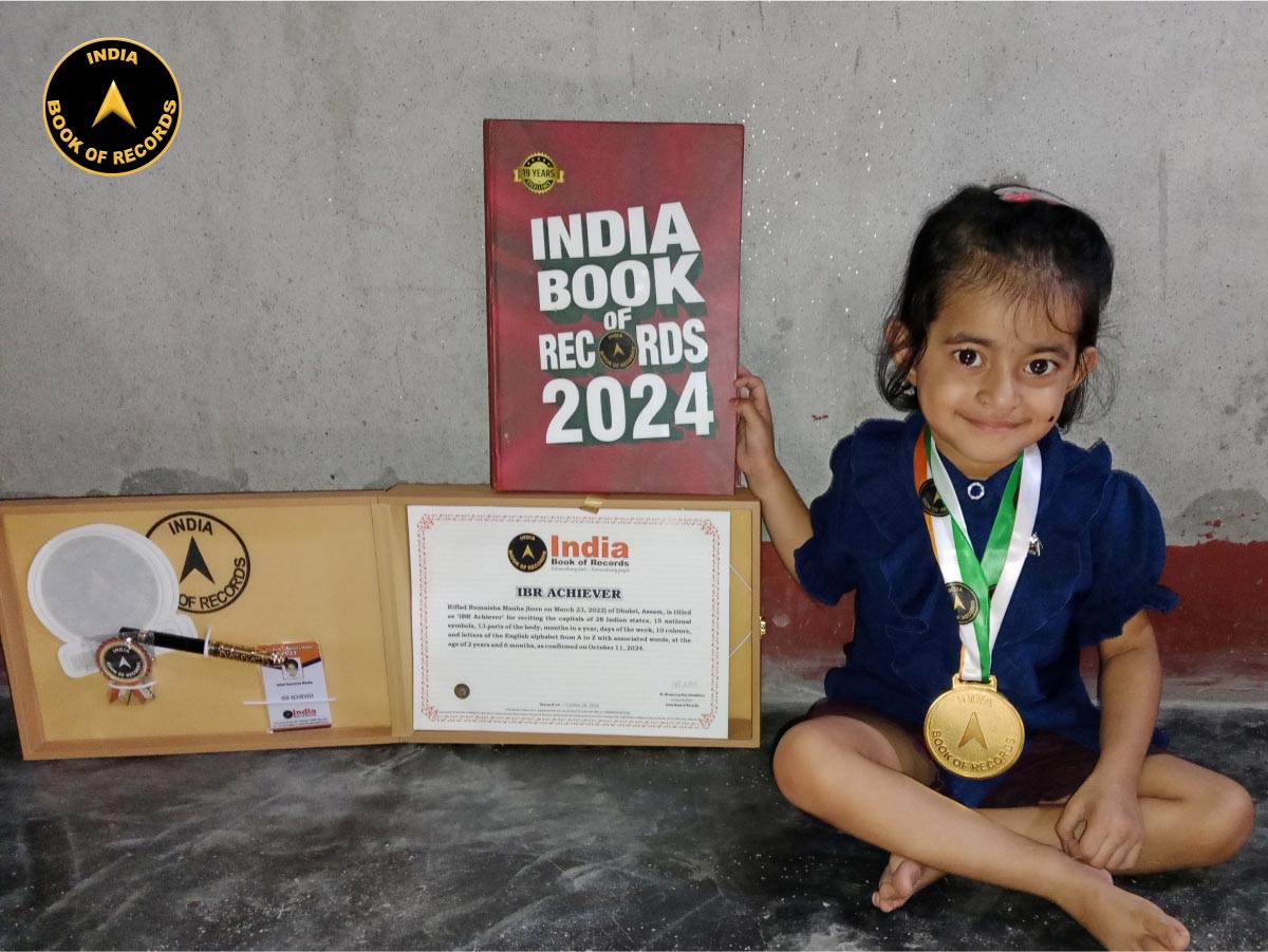 Riffad Rumaisha Manha - IBR Achiever - India Book of Records