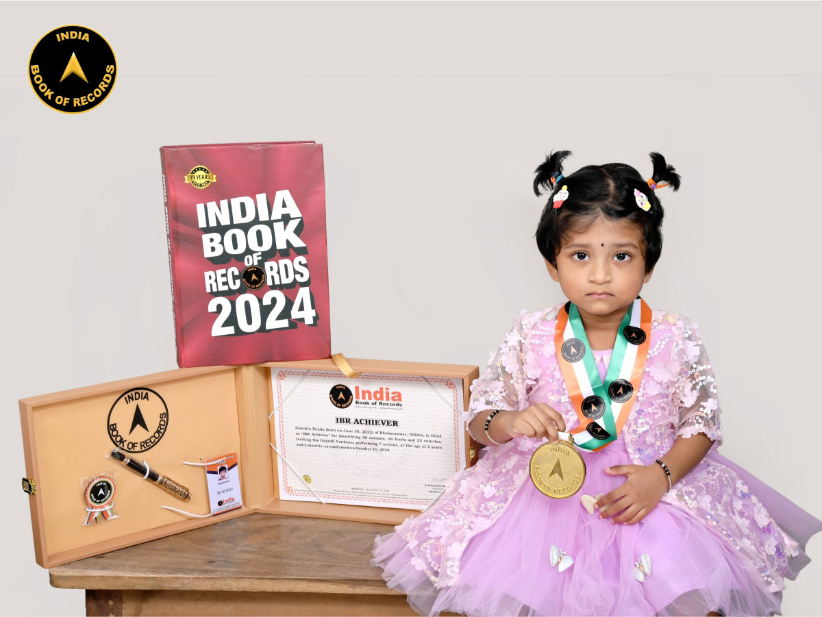 Samaira Nanda - IBR Achiever - India Book of Records