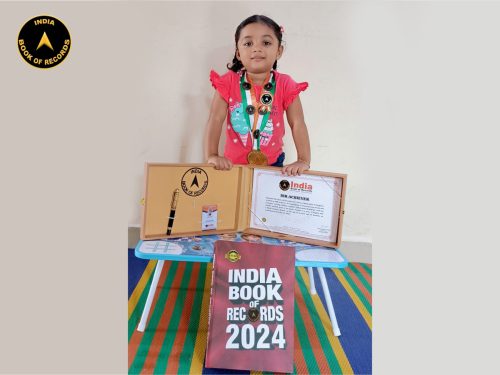 Samayra Nair - IBR Achiever - India Book of Records