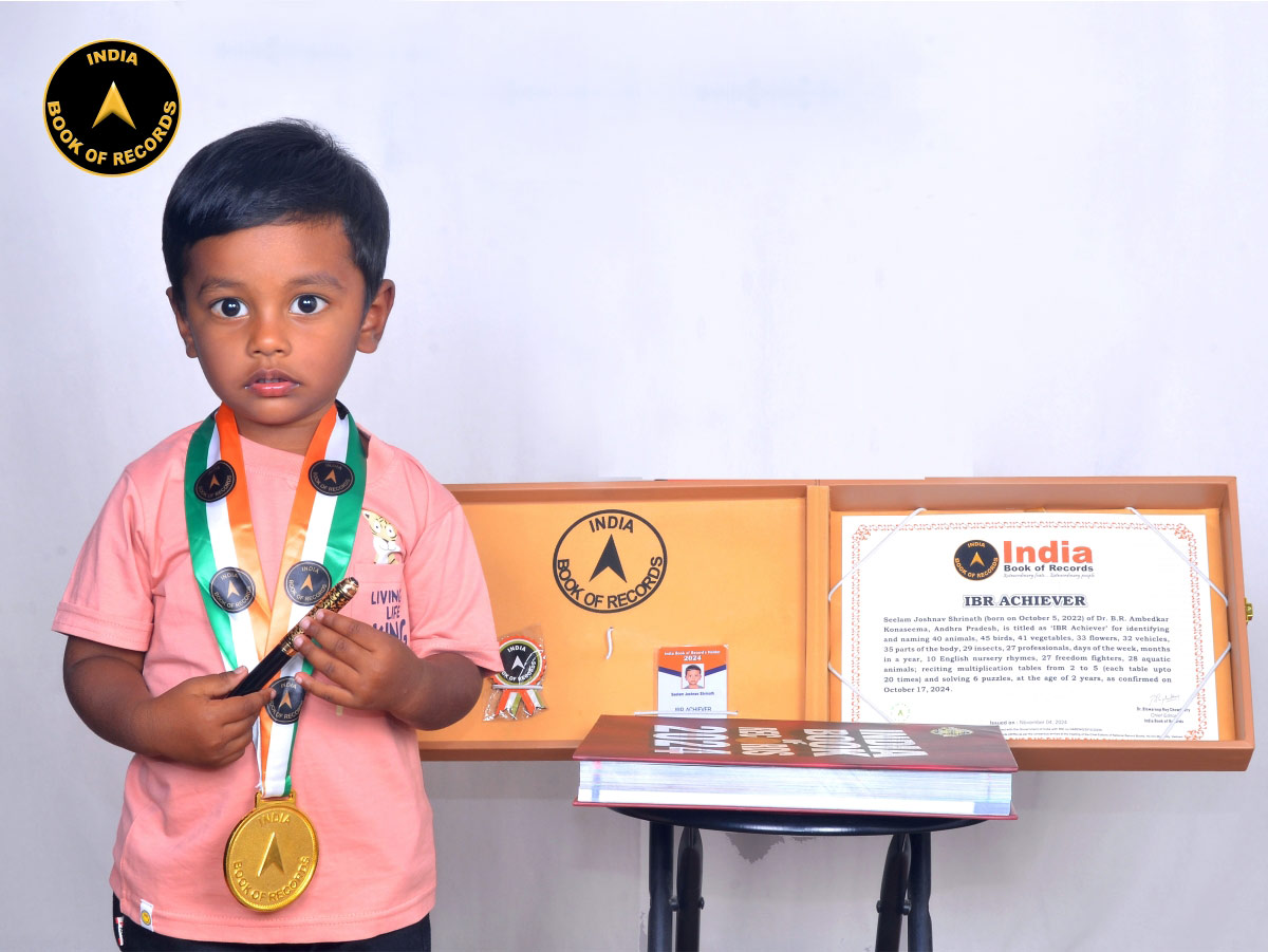 Seelam Joshnav Shrinath - IBR Achiever - India Book of Records