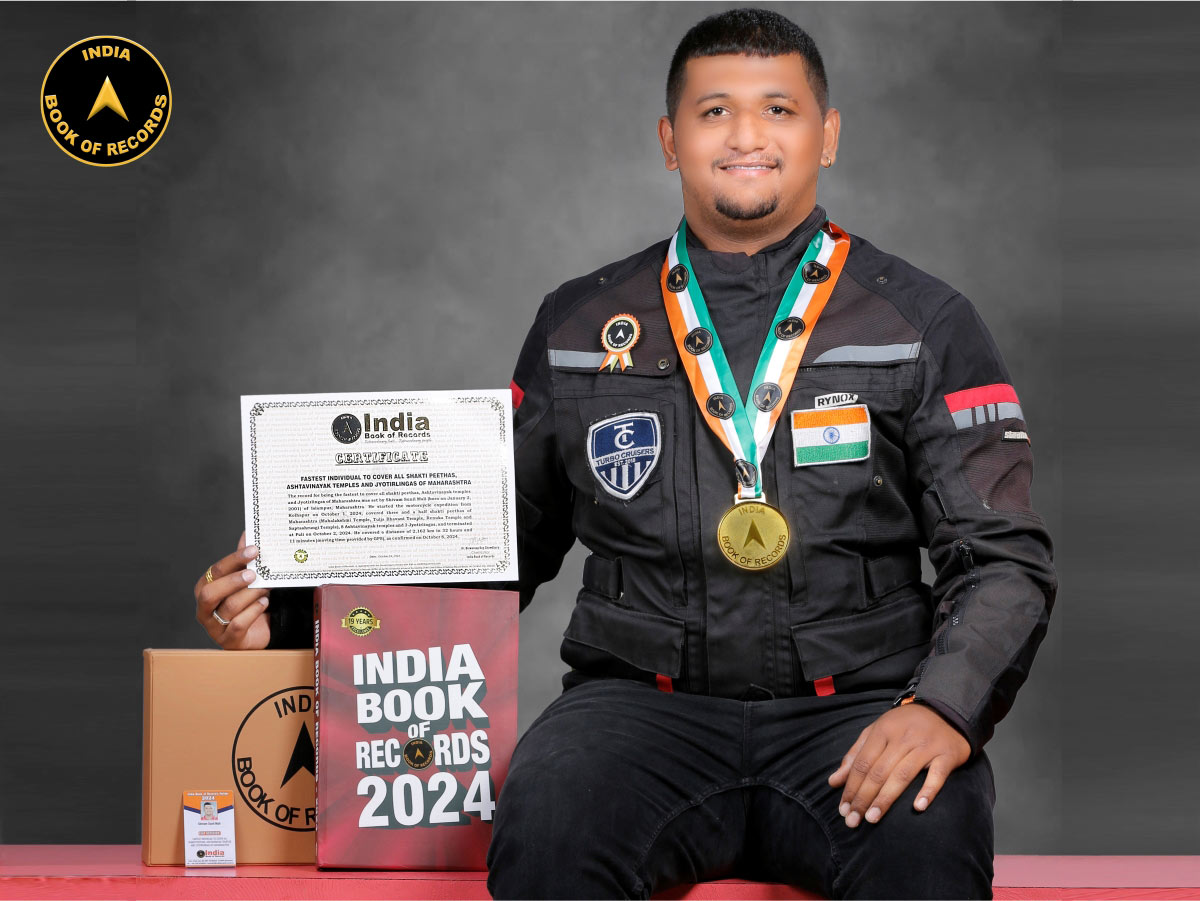 Fastest individual to cover all shakti peethas, Ashtavinayak temples ...