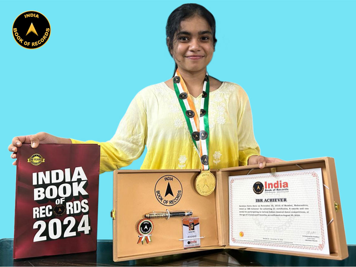 Aarshiya Datta - IBR Achiever - India Book of Records