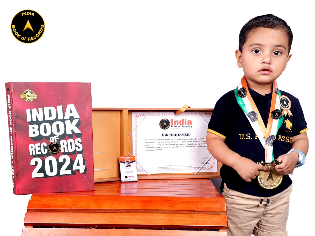 Fizan Hamd C. - IBR Achiever - India Book of Records