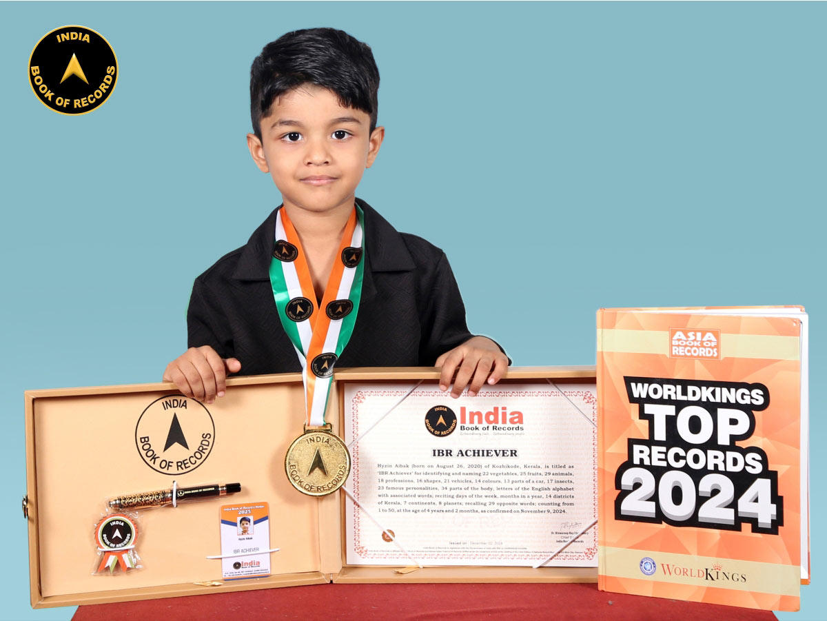 Hyzin Aibak - IBR Achiever - India Book of Records