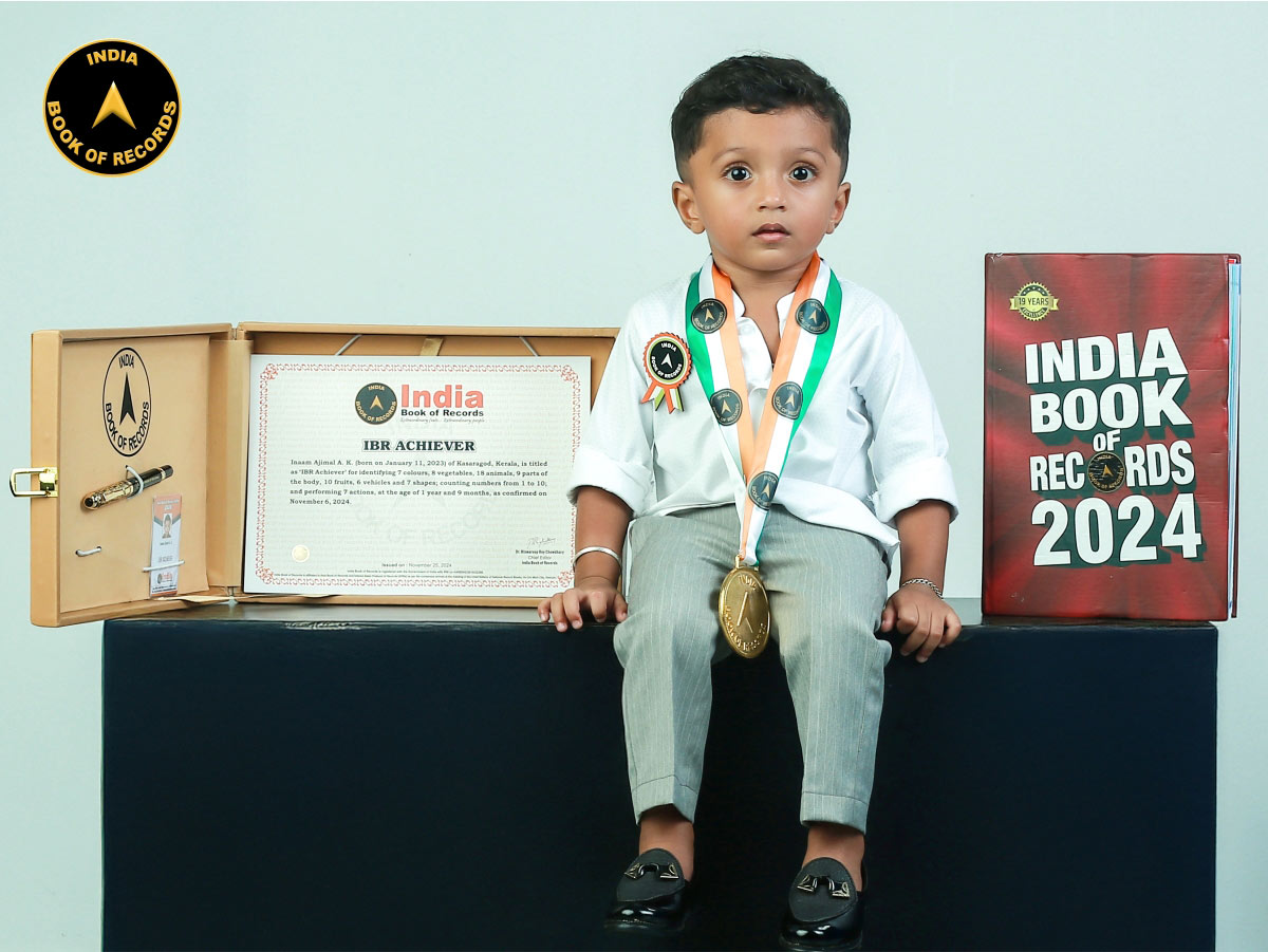 Inaam Ajimal A. K. - IBR Achiever - India Book of Records